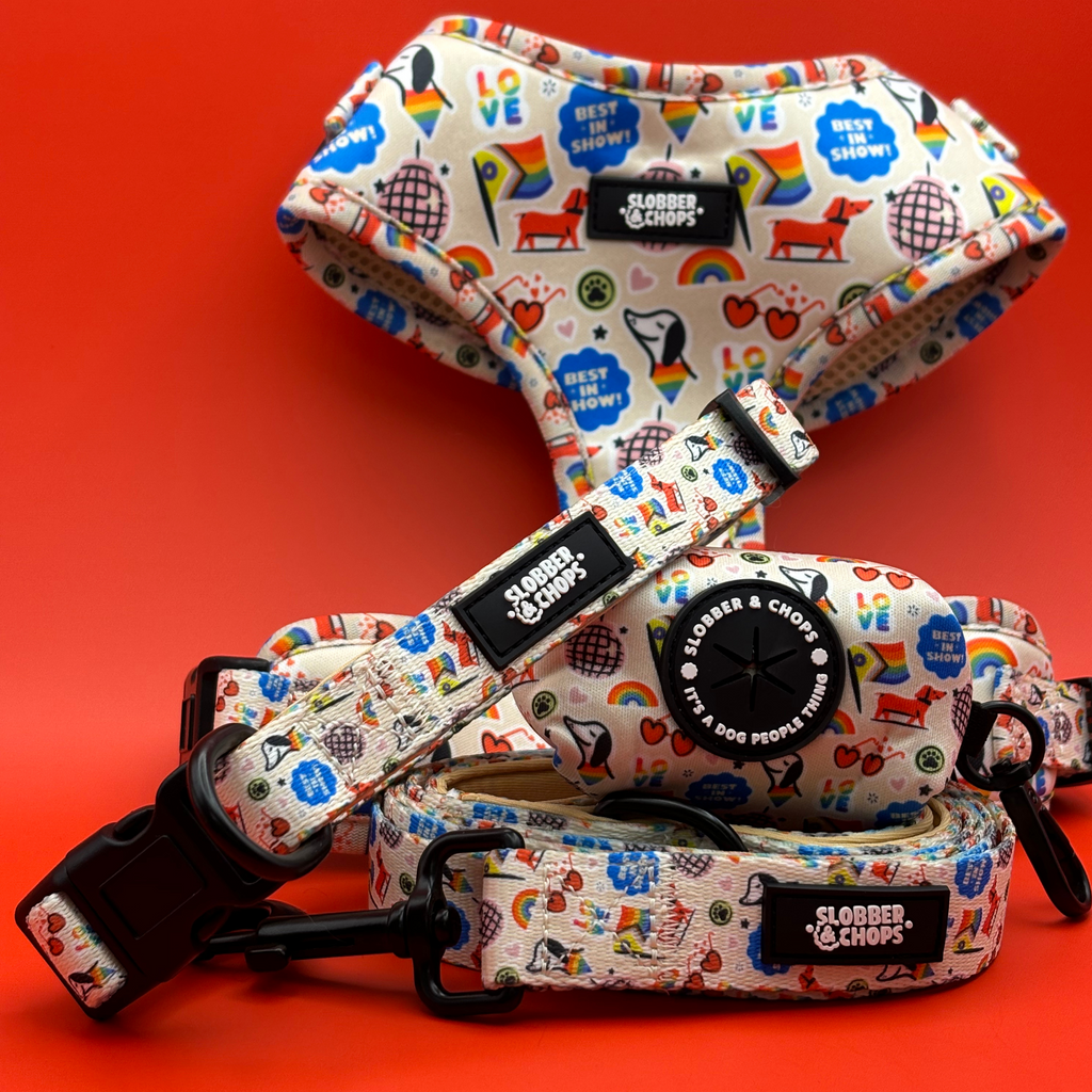 Cream Pride Harness – Slobber & Chops